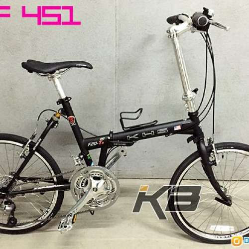 [現貨] KHS F20-T3F 451 細摺單車 27速 霧黑色 (T3F451 T3B摺車) 特平 - 二手或全新單車, 遊戲機、模型 - DCFever.com