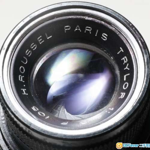 H. Roussel Paris Trylor 105mm f/4.5 法國古董鏡改 Nikon 藝康菲林數碼機全線啱用 - 二手或全新手動對 ...