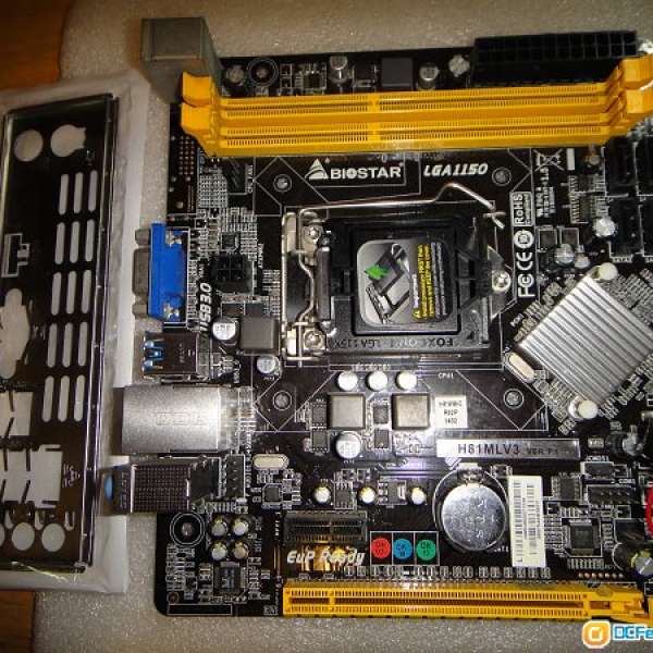 BIOSTAR H81MLV3 iTX主版 內含正版Win10 Home**另有 H81M-E Socket 1150 - 二手或全新底板 ...