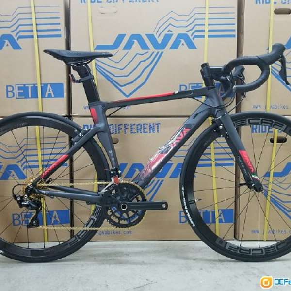 **全港免費送貨**JAVA FUOCO-PRO 22速 V剎 700C 鋁架碳叉 彎把 公路車 - 二手或全新單車, 單車及運動 ...