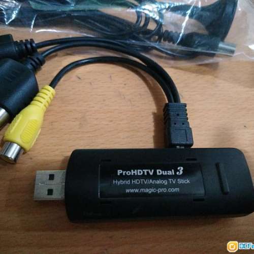 Magic-Pro ProHDTV Dual 3 USB TV 高清數碼電視接收棒 - 二手或全新網絡電視、播放器, 電腦 - DCFever.com