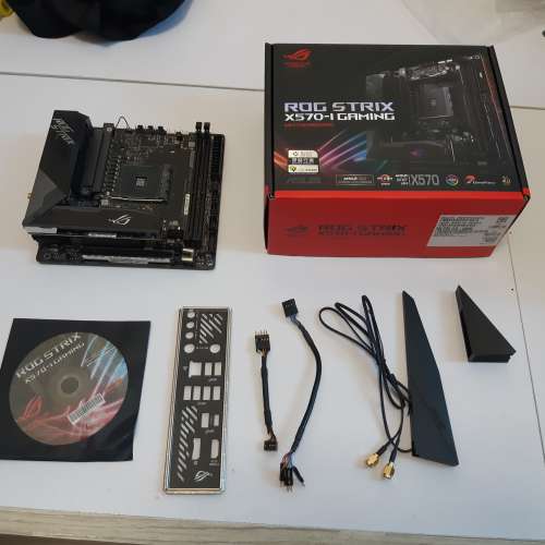 ASUS ROG Strix X570-I Gaming X570i AM4 motherboard - 二手或全新底板, 電腦 ...