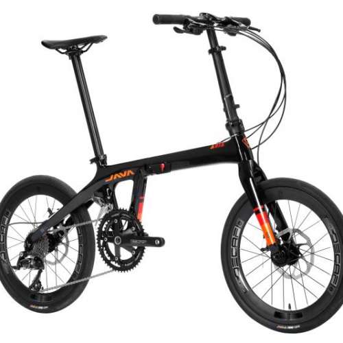 ＊油壓碟剎、啤令轆＊JAVA 18速 20吋(406) 碳纖 摺疊單車 - ARIA-18S - 二手或全新單車, 單車及運動 - DCFever.com