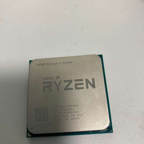 AMD Ryzen 3 2200G APU with stock cooler - 二手或全新CPU, 電腦 - DCFever.com