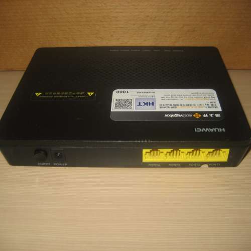 HUAWEI 華為 EchoLife HG8040H 光纖 WiFi Modem 適合還機 HKT PCCW 電訊盈科 網上行 Now TV ...