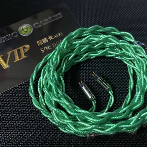 toxic cable sw22 (green limited) - 二手或全新Earphones, 影音產品 - DCFever.com