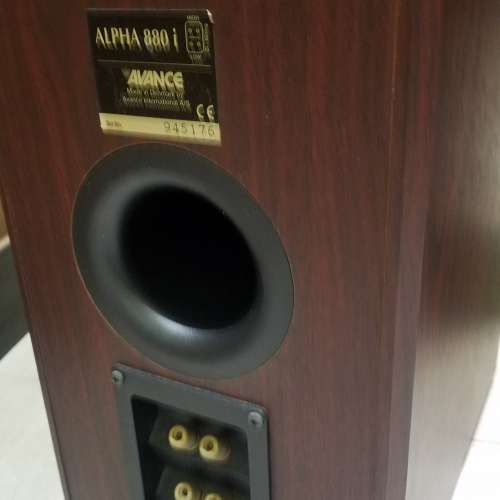 丹麥皇冠AVANCE ALPHA 880i 發燒級HiFi喇叭 - 二手或全新揚聲器, 影音產品 - DCFever.com