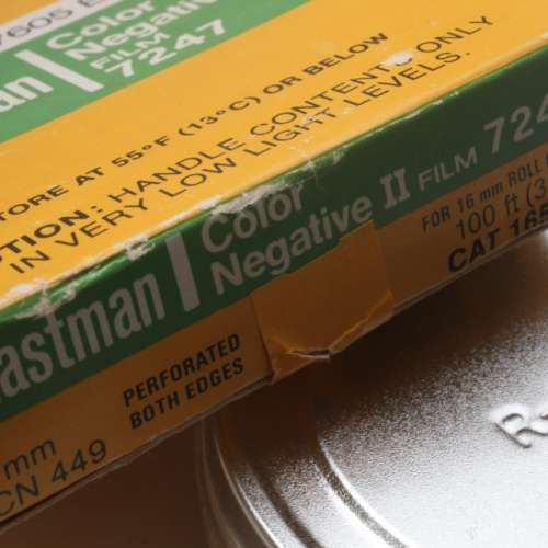 Kodak Eastman Color Negative II 7247 16mm Film Magazine全新末開古董16mm菲林(唔知用 ...