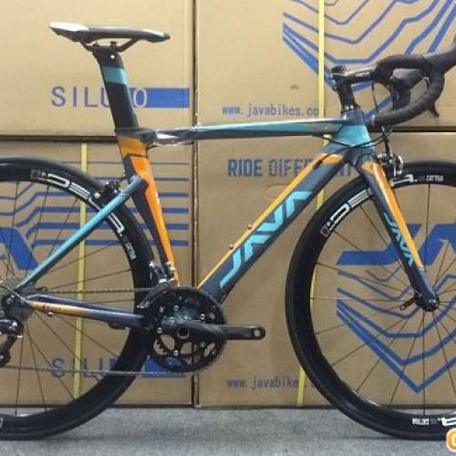 **全港免費送貨**JAVA SILURO2(升級版) 18速 C剎 700C 鋁架碳叉 彎把 公路車 - 二手或全新單車, 單車及運動 - DCFever.com