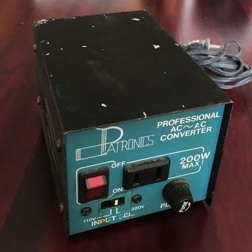 Patronics 變壓器 220V 轉 110V - 二手或全新家庭電器, 電器傢俱 - DCFever.com