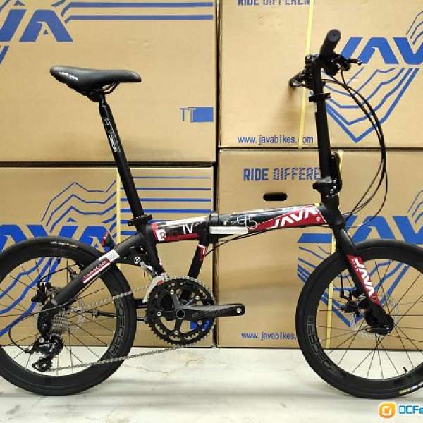 **全港免費送貨**JAVA TT-18S-D 18速 碟剎 中空餅 451 鋁合金 摺車 - 二手或全新單車, 單車及運動 - DCFever.com