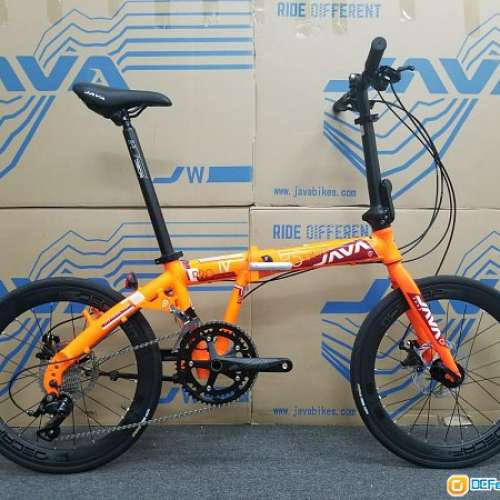 **全港免費送貨**JAVA TT-18S-D 18速 碟剎 中空餅 451 鋁合金 摺車 - 二手或全新單車, 單車及運動 - DCFever.com