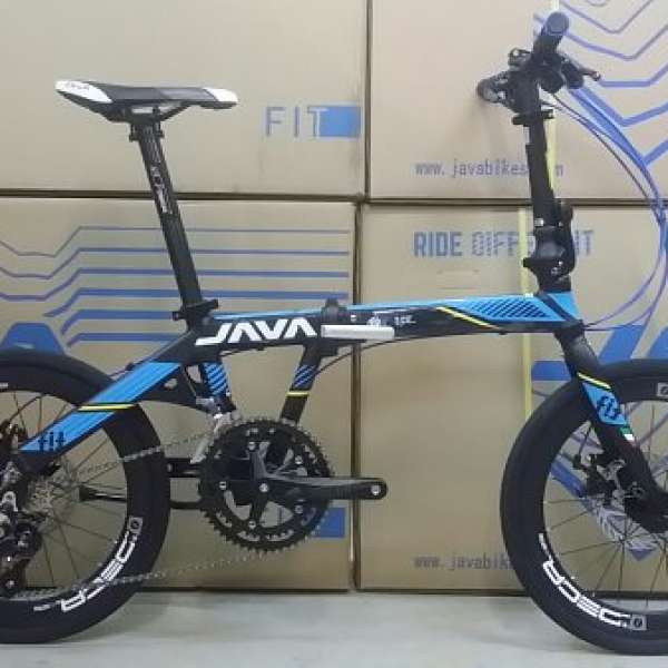 **全港免費送貨**JAVA FIT-18S 18速 碟剎 406 鋁合金 摺車 - 二手或全新單車, 單車及運動 - DCFever.com