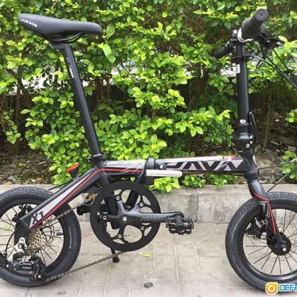 特價發售-JAVA-X1-7S-D-14吋鋁合金折叠車(培林花鼓) - 二手或全新單車, 單車及運動 - DCFever.com