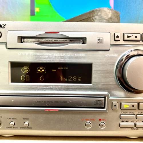SONY DHC-MD333 CD / MD Player MINI HIFI - DCFever.com
