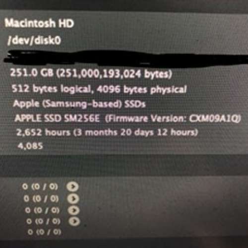 Apple SSD SM256E - 二手或全新SSD/硬碟機, 電腦 - DCFever.com