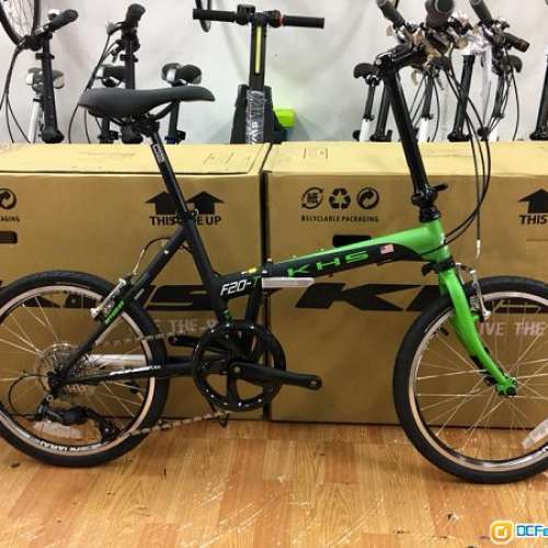 全新現貨 日本版 KHS F20-T 雙色細摺單車 406 - 二手或全新單車, 單車及運動 - DCFever.com