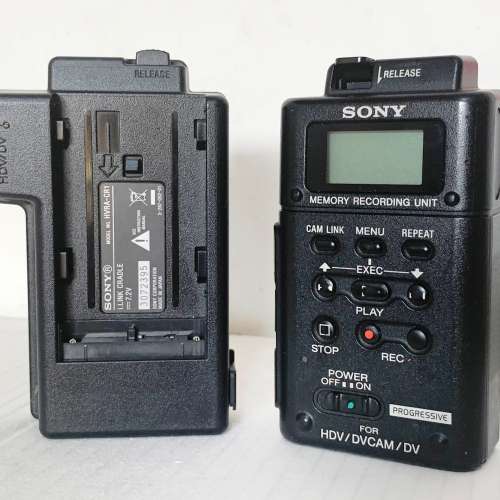 SONY HVR-MRC1 Memory Recording Unit + HVRA-CR1 i.Link Cradle for HDV ...