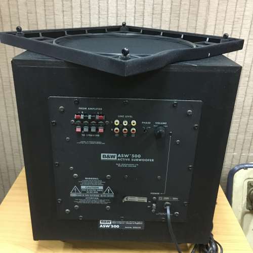 新淨經典B&W ASW-500 10吋重低音 英國製造 - 二手或全新揚聲器, 影音產品 - DCFever.com