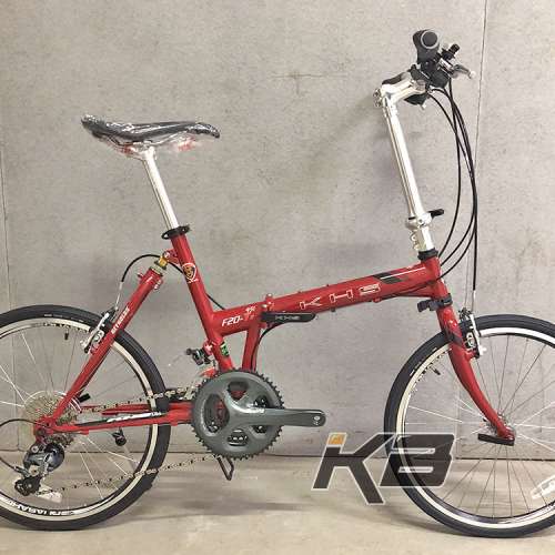 台灣KHS功學社單車) F20-T3F 451 艷紅色 Shimano Tiagra 30速 (T3F451 摺車) (not dahon tern) - 二手或全新單車, 單車及運動 ...