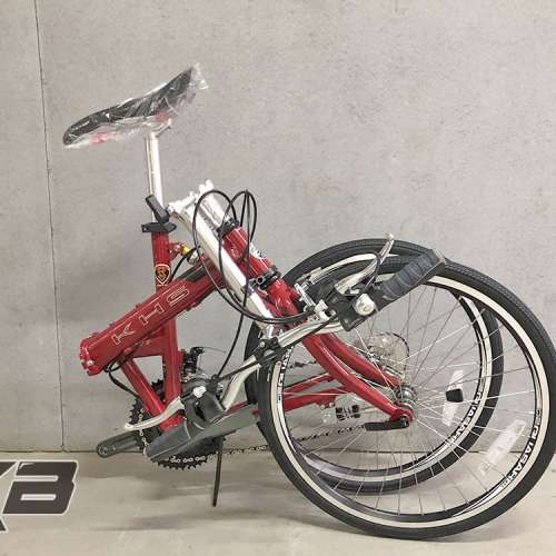台灣KHS功學社單車) F20-T3F 451 艷紅色 Shimano Tiagra 30速 (T3F451 摺車) (not dahon tern) - 二手或全新單車, 單車及運動 ...