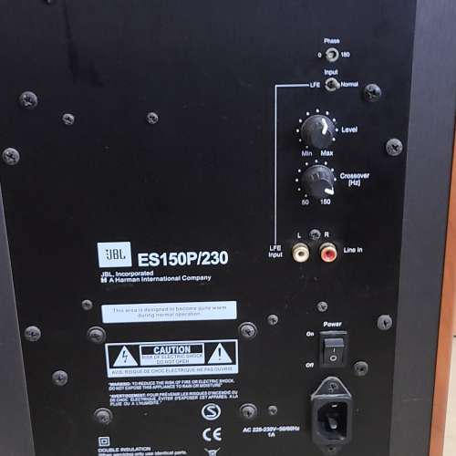 JBL ES150P/230 10'' Subwoofer - 二手或全新揚聲器, 影音產品 - DCFever.com