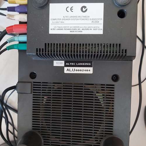 經典 ALTEC LANSING ACS54 5.1 COMPUTER SPEAKER SYSTEM 電腦 喇叭 - DCFever.com