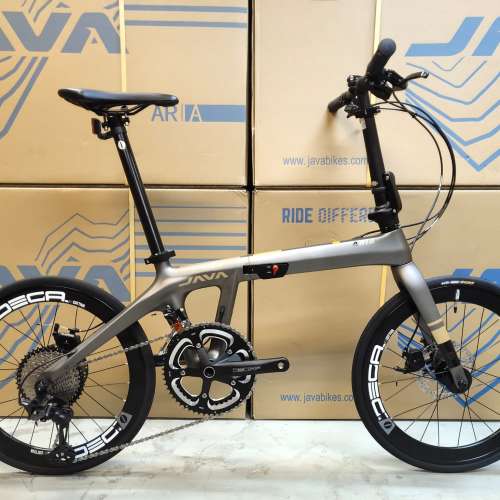 《免費送貨+送頭盔》JAVA ARIA-24S - 24速 22吋(451) 碳纖 摺疊單車＊油壓碟剎、啤令轆＊ - 二手或全新單車, 單車及運動 - DCFever.com