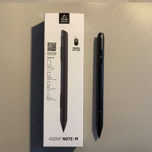 全新Adonit Note- M 觸控滑鼠筆/電容筆 - 二手或全新其它, 電腦 - DCFever.com