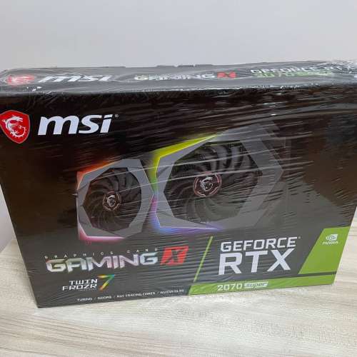 全新 MSI GeForce RTX 2070 Super Gaming X 2070S not 2060 2080 Ti - 二手或全新顯示卡, 電腦 - DCFever.com