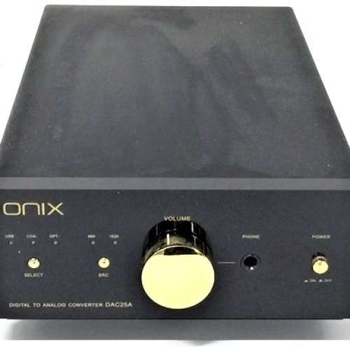 八九成新英國 Onix DAC 25a 靚聲DAC + Headphone Amp.有平衡 輸出 - 二手或全新擴音機, 影音產品 ...