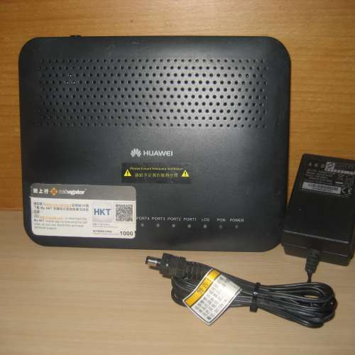 HUAWEI EchoLife HG8040 華為 光纖 WiFi Modem 適合還機 HKT PCCW 電訊盈科 網上行 Now TV ...