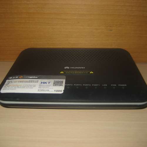 HUAWEI EchoLife HG8040 華為 光纖 WiFi Modem 適合還機 HKT PCCW 電訊盈科 網上行 Now TV ...