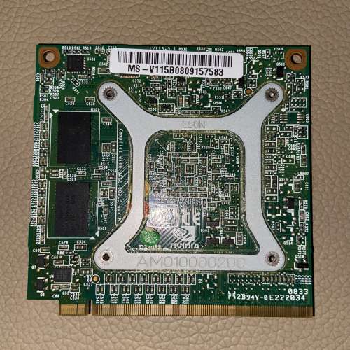 二手顯示卡 NVIDIA GeForce 9300M GS G98-630-U2 DDR2 256MB 64Bit MXM II VG ...