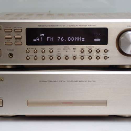 Denon 微型前後級---- AVR-F100 + POA-F100 - 二手或全新擴音機, 影音產品 - DCFever.com