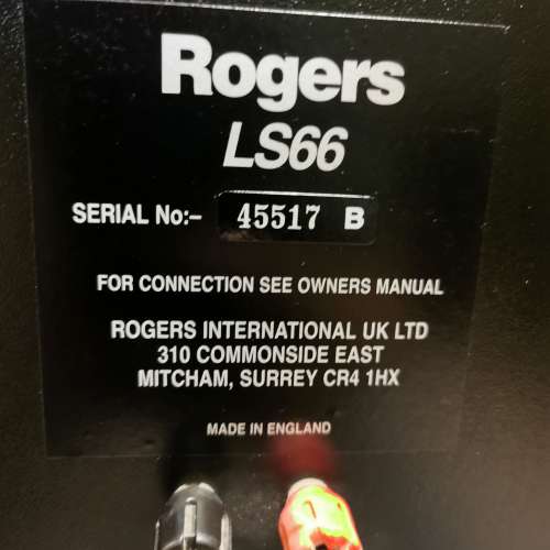 Rogers(LS66) - 二手或全新揚聲器, 影音產品 - DCFever.com