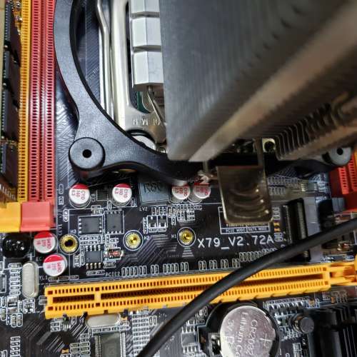 x79 v2.72A(有m.2 slot，可做主盤) Matx/ Xeon e5-1607 v2/ Jonsbo 空冷/8gb ECC RAM ...