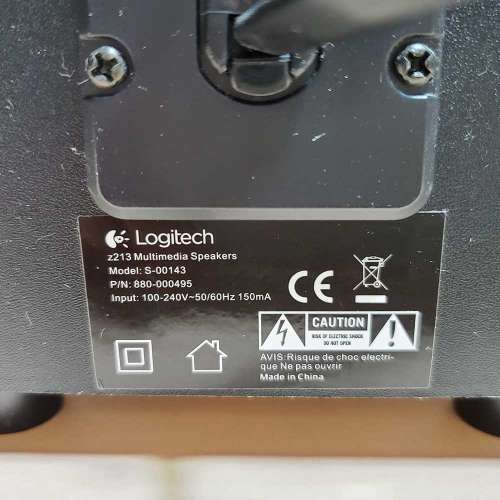 【只有 Subwoofer】 Logitech S-00143 重低音喇叭 (from Z213 Compact Speakers ...