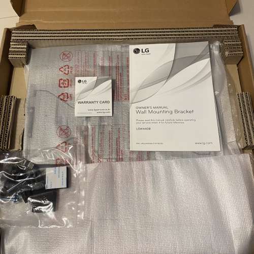 LG TV Slim Wall Mounting LSW440B - 二手或全新電視, 影音產品 - DCFever.com