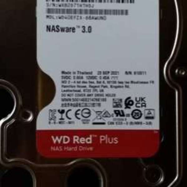WD 4TB Red Plus (CMR) NAS WD40EFZX - 二手或全新SSD/硬碟機, 電腦 - DCFever.com