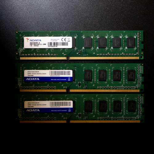 ADATA 4GB DDR3 1333 - 二手或全新RAM 記憶體, 電腦 - DCFever.com