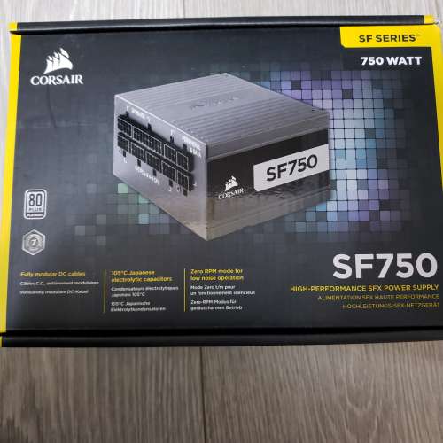 Corsair sf750 platinum psu 火牛有單有保 - 二手或全新機箱電源散熱, 電腦 - DCFever.com