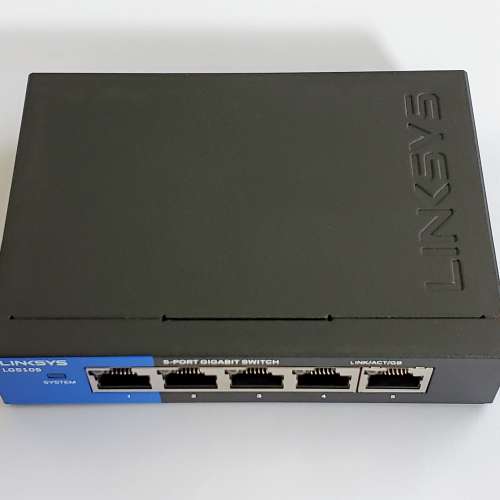 買賣全新及二手網絡/WIFI, 電腦 - LinkSys LGS105 V2 5-port Gigabit Switch 網絡交換器 ...