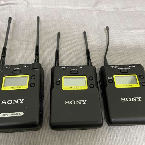好新淨SONY URX-P03D URX-P03 UTX-B03無線收音發射器 - 二手或全新數碼攝錄機, 攝影產品 - DCFever.com