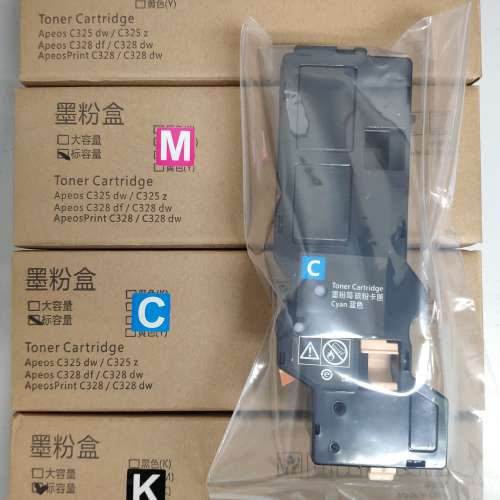 原裝富士施樂碳粉FujiXerox FujiFilm original toner C325z/C325dw Super EA-Eco黑色及 ...