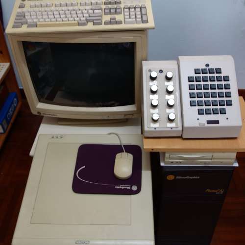 SGI Personal Iris 4D/35 Workstation (full set) - 二手或全新電腦組合, 電腦 ...