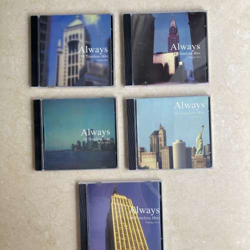 Always 18 Timeless Hits Volume 1~5 CD - 二手或全新影碟 CD, 影音產品 - DCFever.com