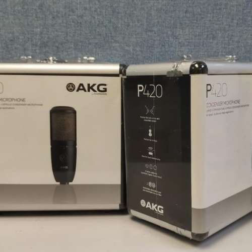 AKG P420 Large-Diaphragm Multipattern Condenser Microphone - 二手或全新隨身音響 ...