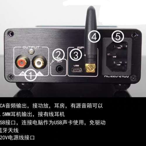 國產藍牙USB 1794A解碼耳擴前級 - 二手或全新擴音機, 影音產品 - DCFever.com
