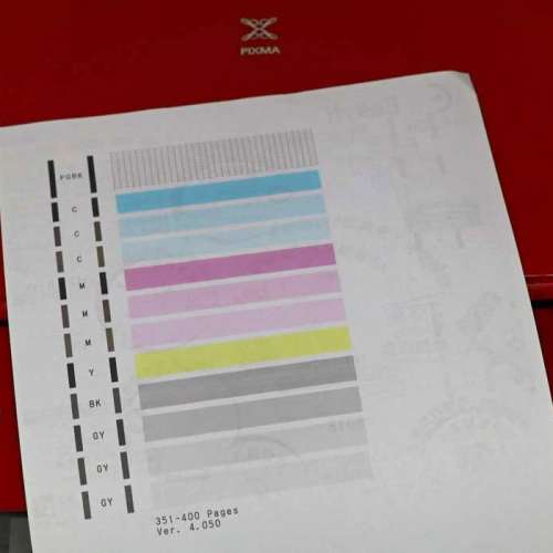 買賣全新及二手打印機、掃瞄器, 電腦 - 入滿墨水性能良好合出稿出單無盒6色770 771墨盒CanonTS 8070Scan printer ...